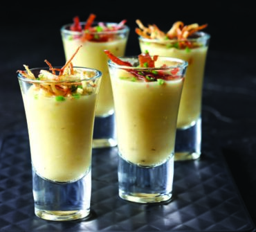 Leek and Potato Soup Shooters – Dairy-Free, Nut-Free and Gluten-Free